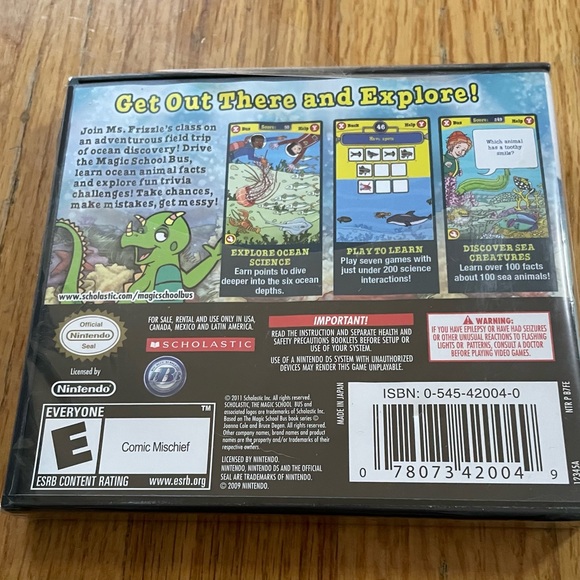 Nintendo | Video Games & Consoles | Nwt The Magic School Bus Oceans For ...